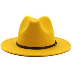 Accessories | Yellow Womans Stylish Fedora Hat Nwt | Poshmark